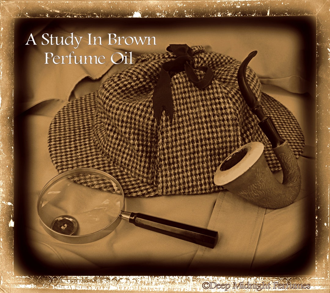 A Study in Brown Perfume Oil - Sherlock Holmes Inspired, Copal, Tonka ...