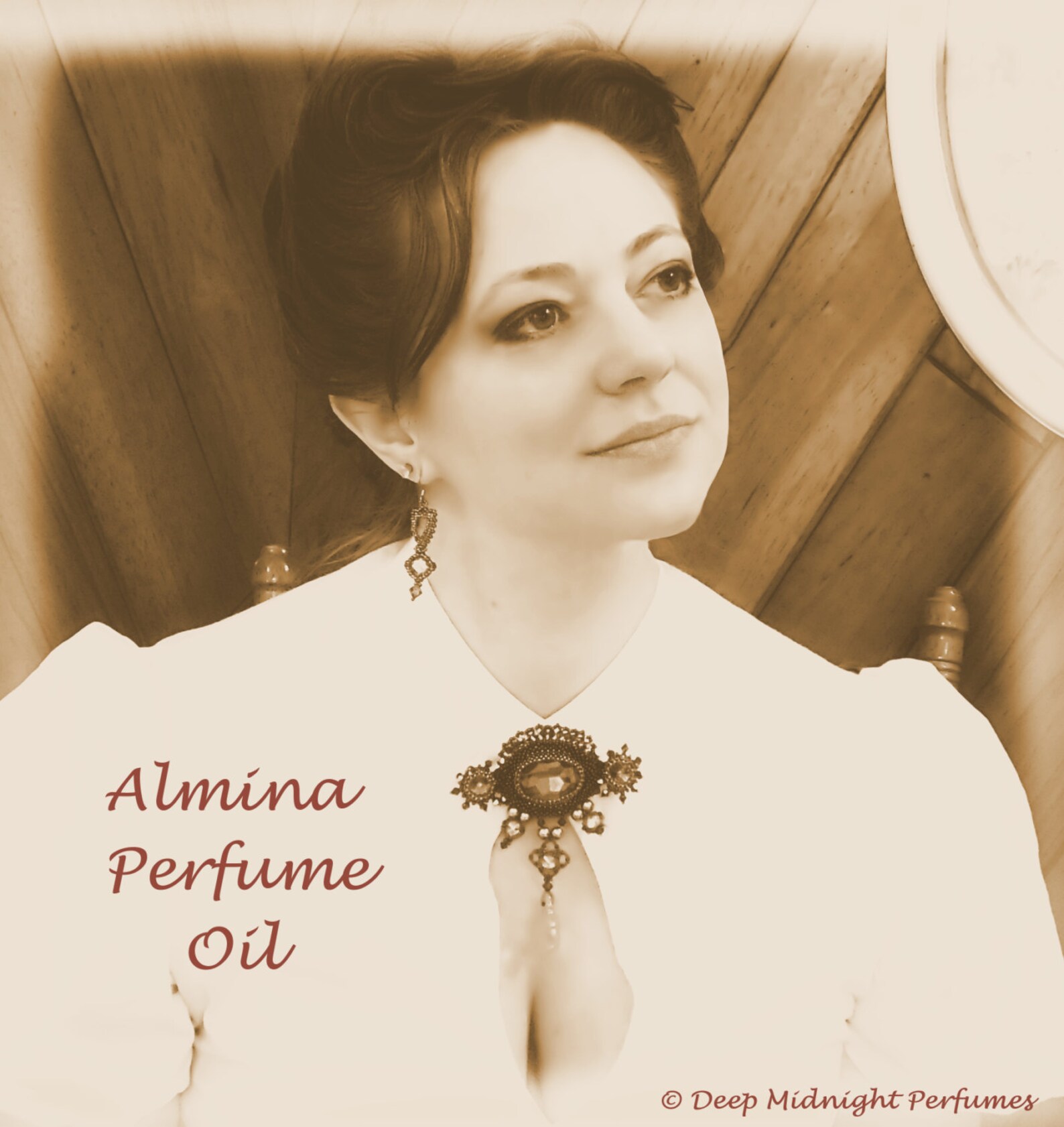 ALMINA Perfume Oil - Violets, Tuberose, Leather, DOWNTON ABBEY Inspired ...