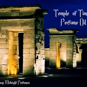 Temple of Time Perfume Oil - Chypre Accord, Frankincense, Resins ...