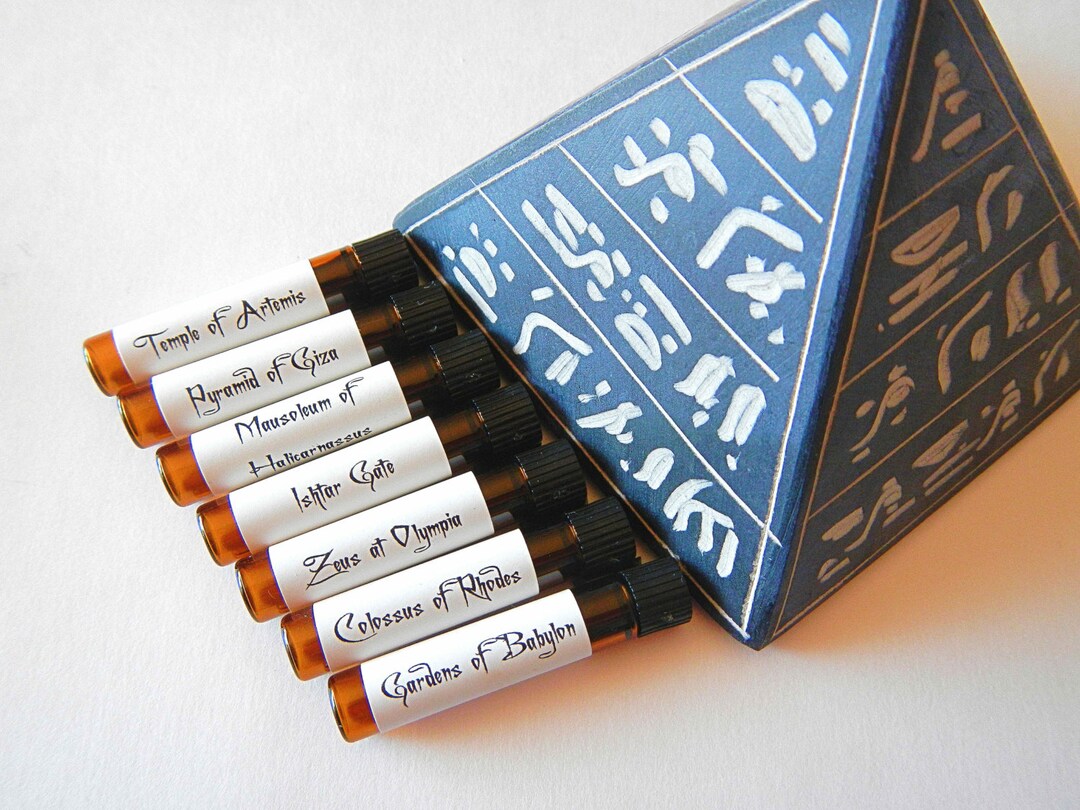 SEVEN WONDERS: Perfume Sampler Set, Seven Wonders of the Ancient World ...