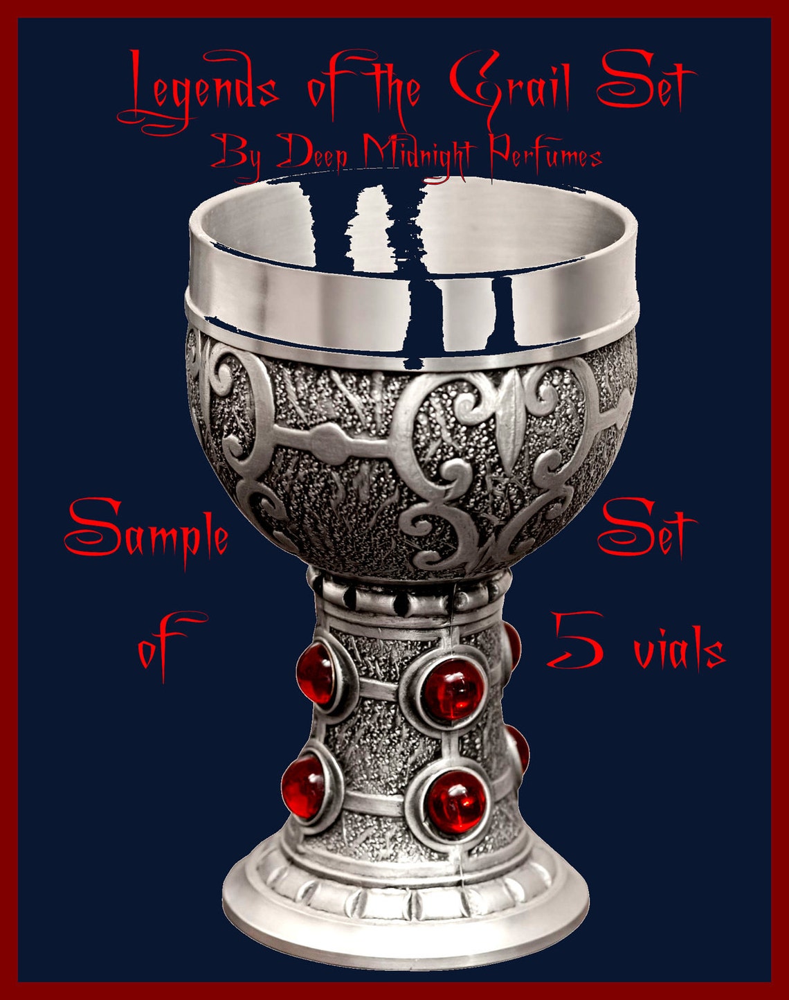 LEGENDS of the GRAIL PERFUME Oil Sample Set: 5 Vials, Medieval Perfume ...