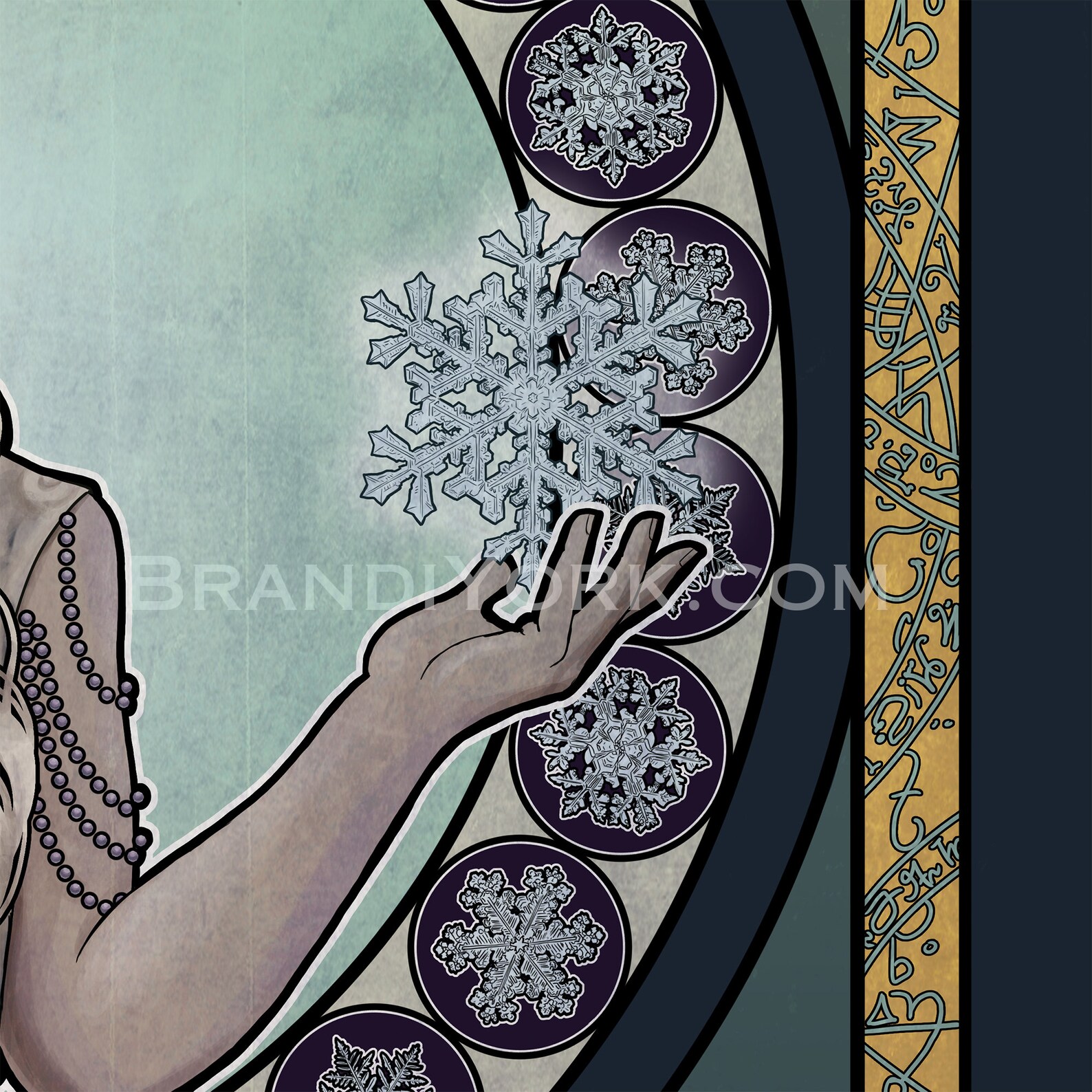 The Dresden Files - the Death Card Featuring Mab - Print - Harry ...