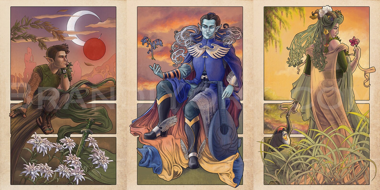 Critical Role - Bells Hells Mini Print Set - Etsy