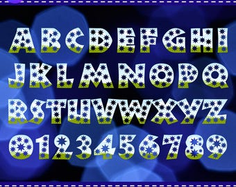 Canva Premium Font Alphabet and Number Frames | Customizable Drag and ...