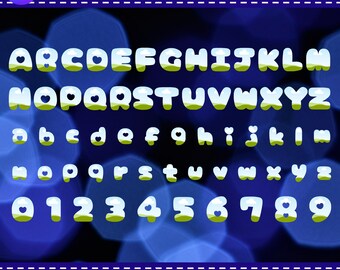 Canva Premium Font Alphabet and Number Frames | Customizable Drag and ...