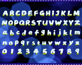 Canva Premium Font Alphabet and Number Frames | Customizable Drag and ...