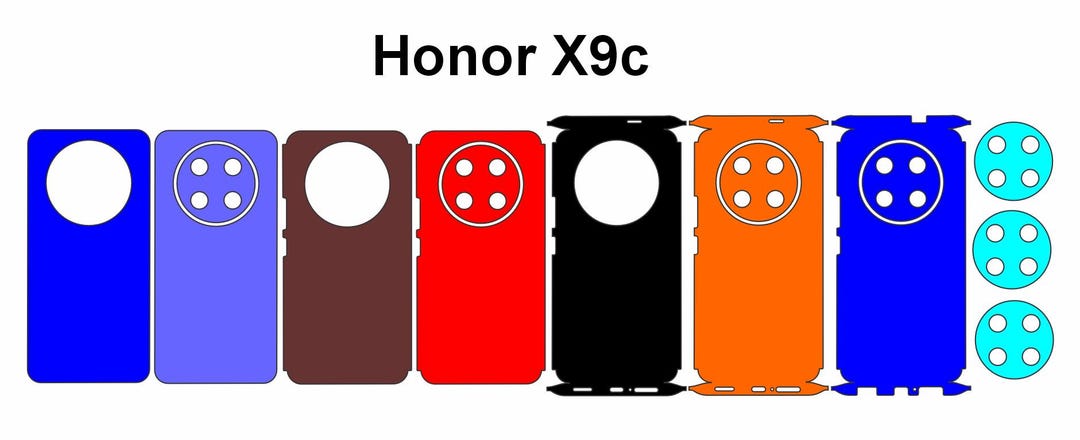 Honor X9c & X8c Skin Vector Template Cut Files Svg Dxf - Etsy UK