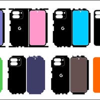 Google Pixel 8 2023 Skin Template Vector File Templete Skin Die Cut ...