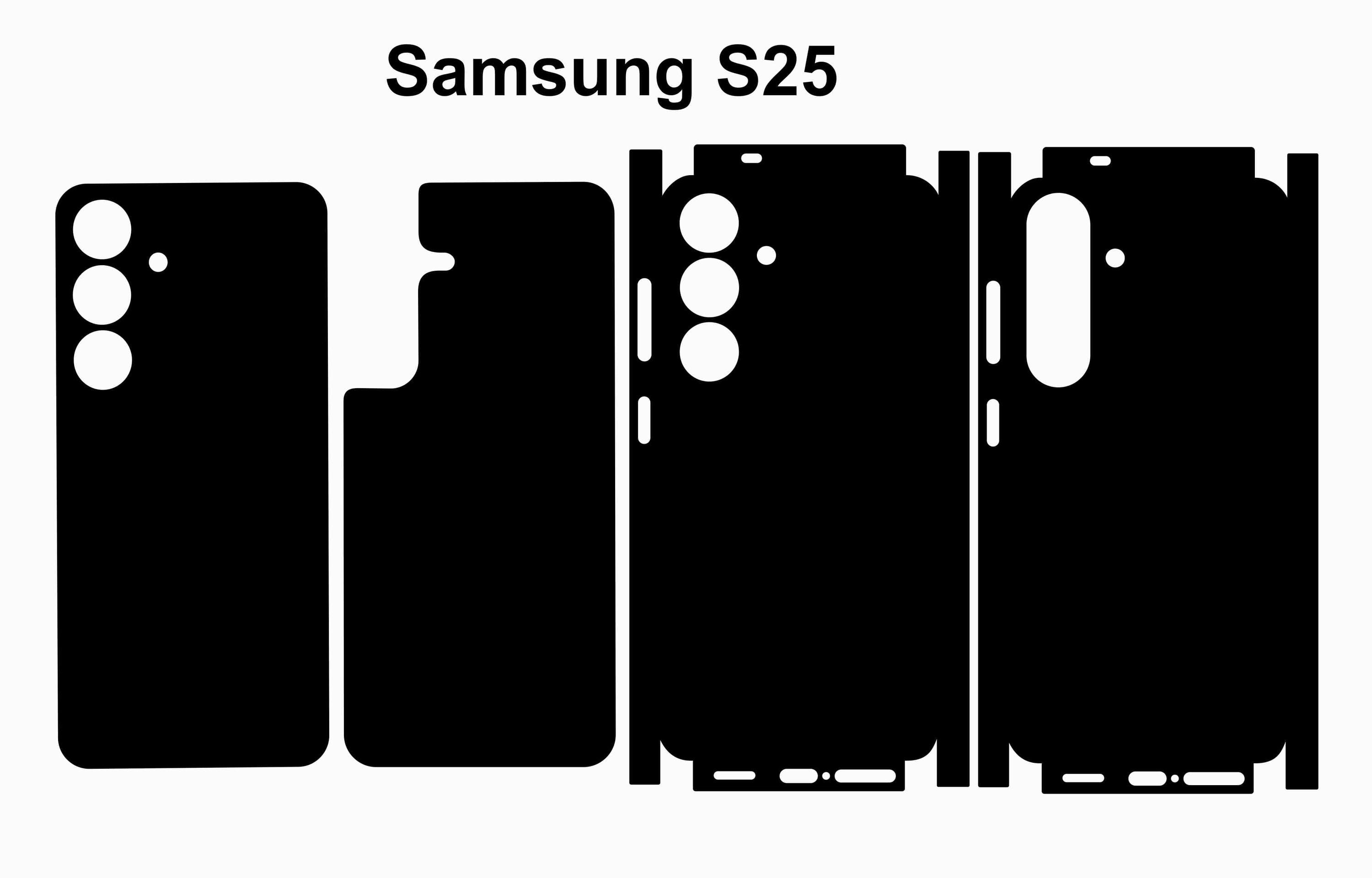 Samsung Galaxy S25 Skin Template – Vector Files & Die Cut Layout for ...