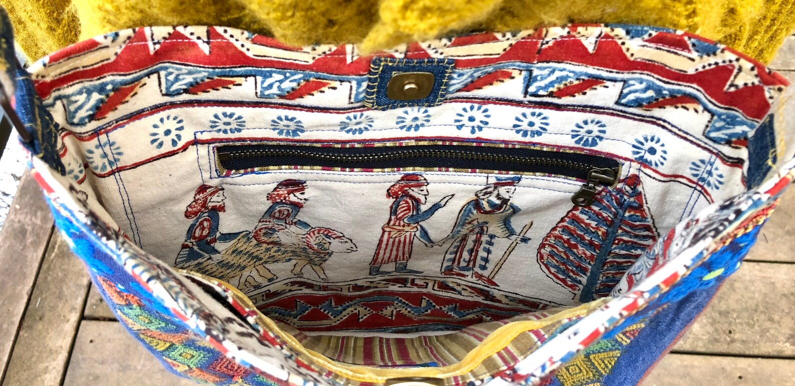 Handmade Crossbody Purse Bag Vintage Woven Textile Vintage - Etsy