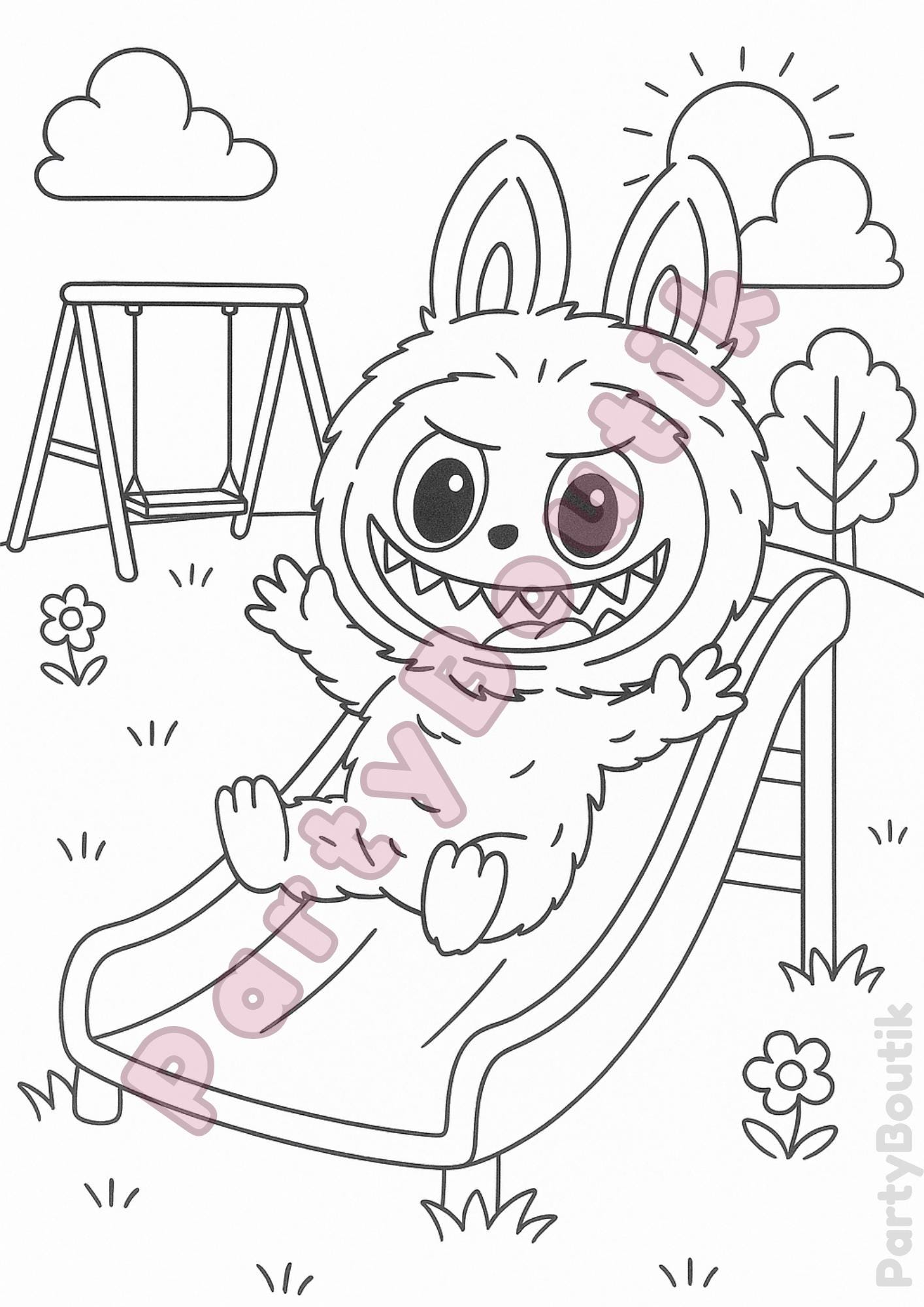 Labubu Coloring Pages – 26 Unique Printable Pages | Digitaldownload ...