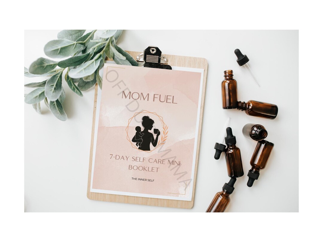 MOM FUEL | Daily Self-care Checklist for Moms | Minimalist Printable ...