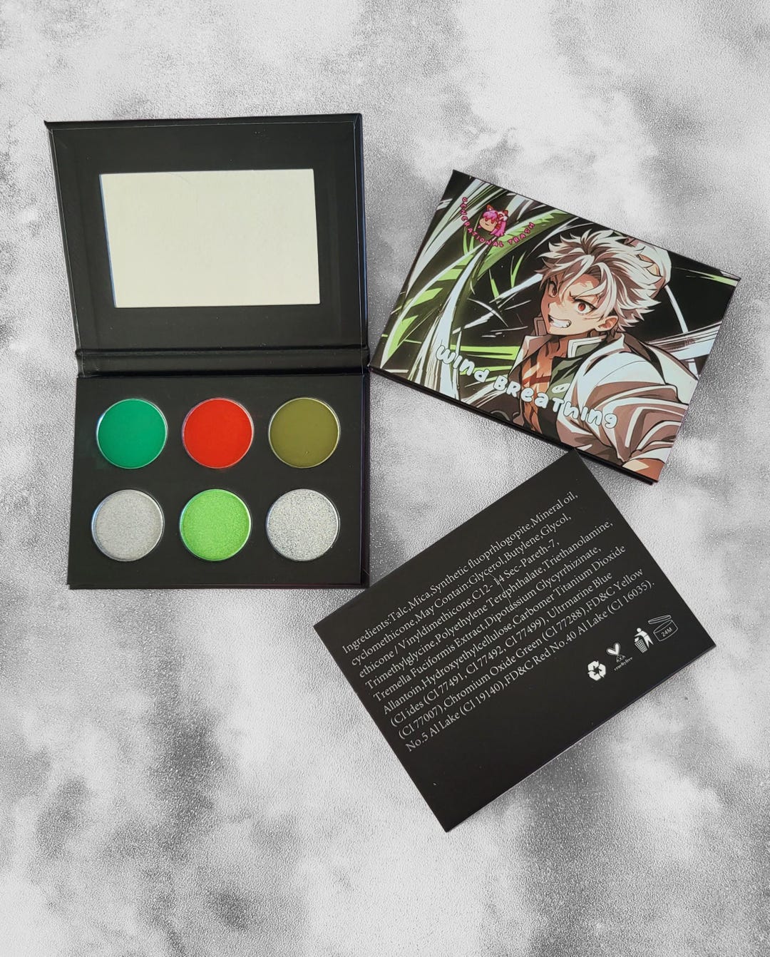 Sanemi Shinazugawa Wind Breathing Eyeshadow Palette - Etsy
