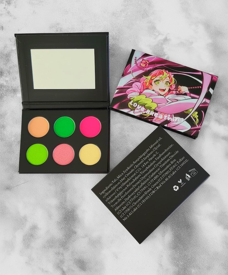 Demon Slayer Mitsuri Kanroji Love Breathing Eyeshadow Palette - Etsy ...