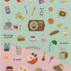 50 Good Morning Paper Sticker Planner Bullet Journal - Etsy