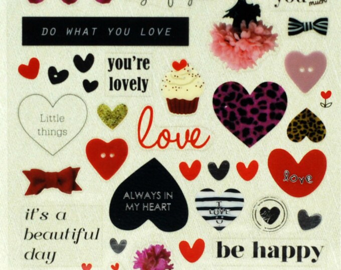 Love Stickers- Scrapbooking Stickers-planner Stickers-erin Condren ...