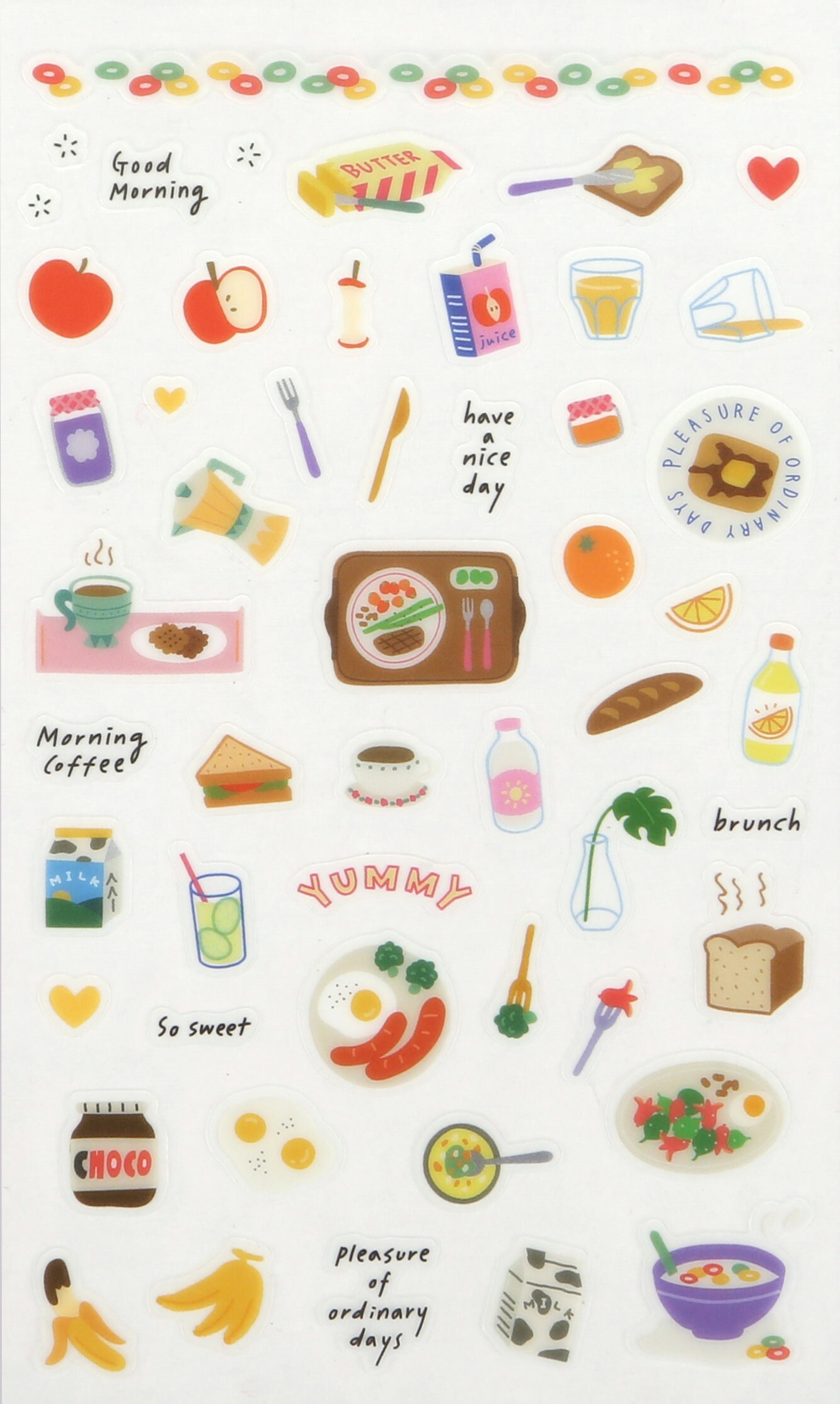 50 Good Morning Paper Sticker Planner Bullet Journal - Etsy