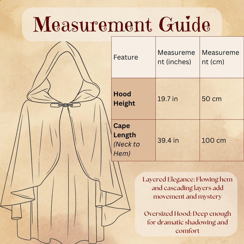 Fantasy Hooded Cape Adult Medieval Renaissance Short Cloak With Hood ...
