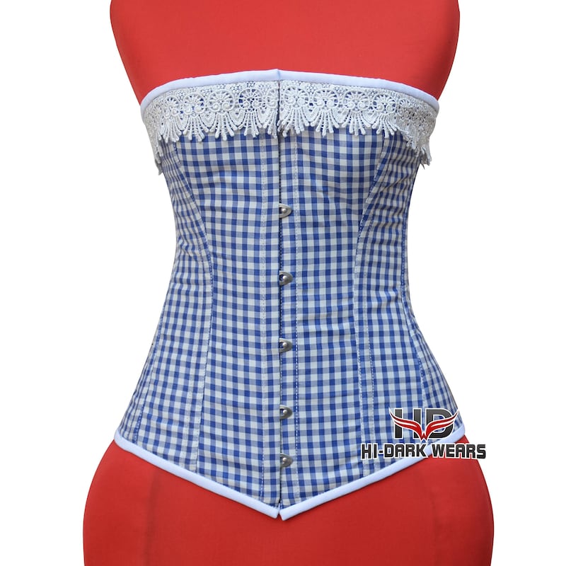 Plaid Top Corset - Etsy