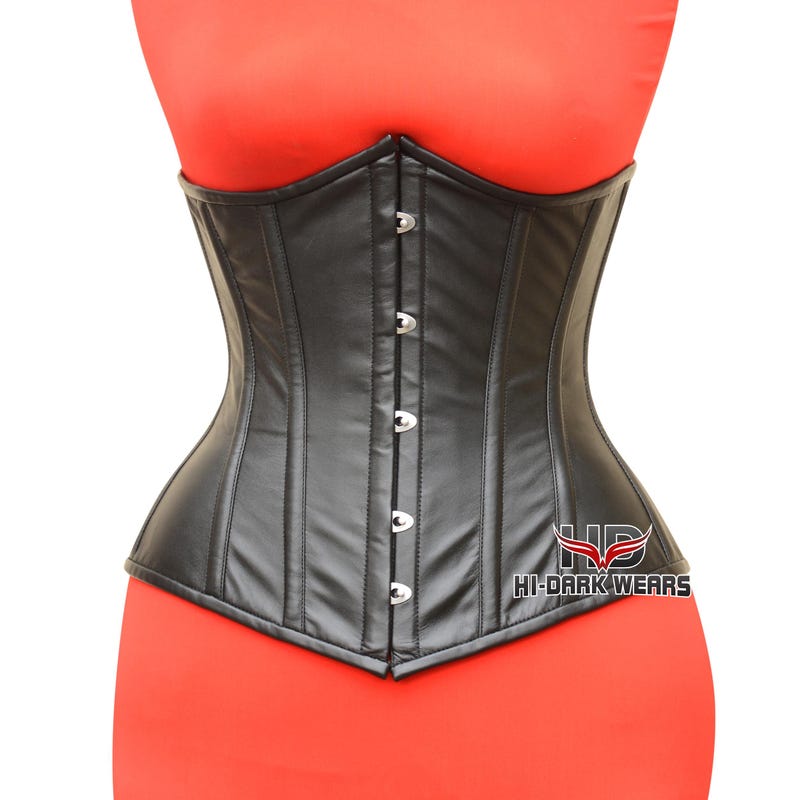 Leather Steel Corset - Etsy
