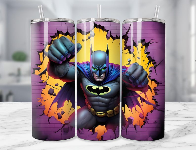 Superhero Tumbler Wrap Bundle: Game & Movie Characters (digital ...