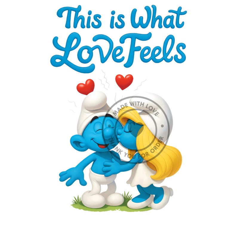 The Smurfs PNG Bundle | Cute Smurfs Poses & Quotes | Character Stickers ...