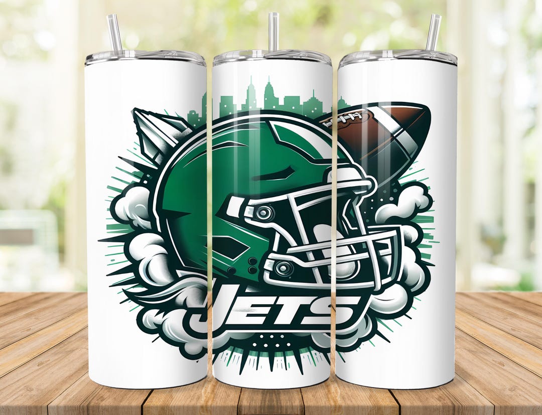 JET Football Team 20oz Tumbler Wrap, Seamless Design (PNG Digital ...