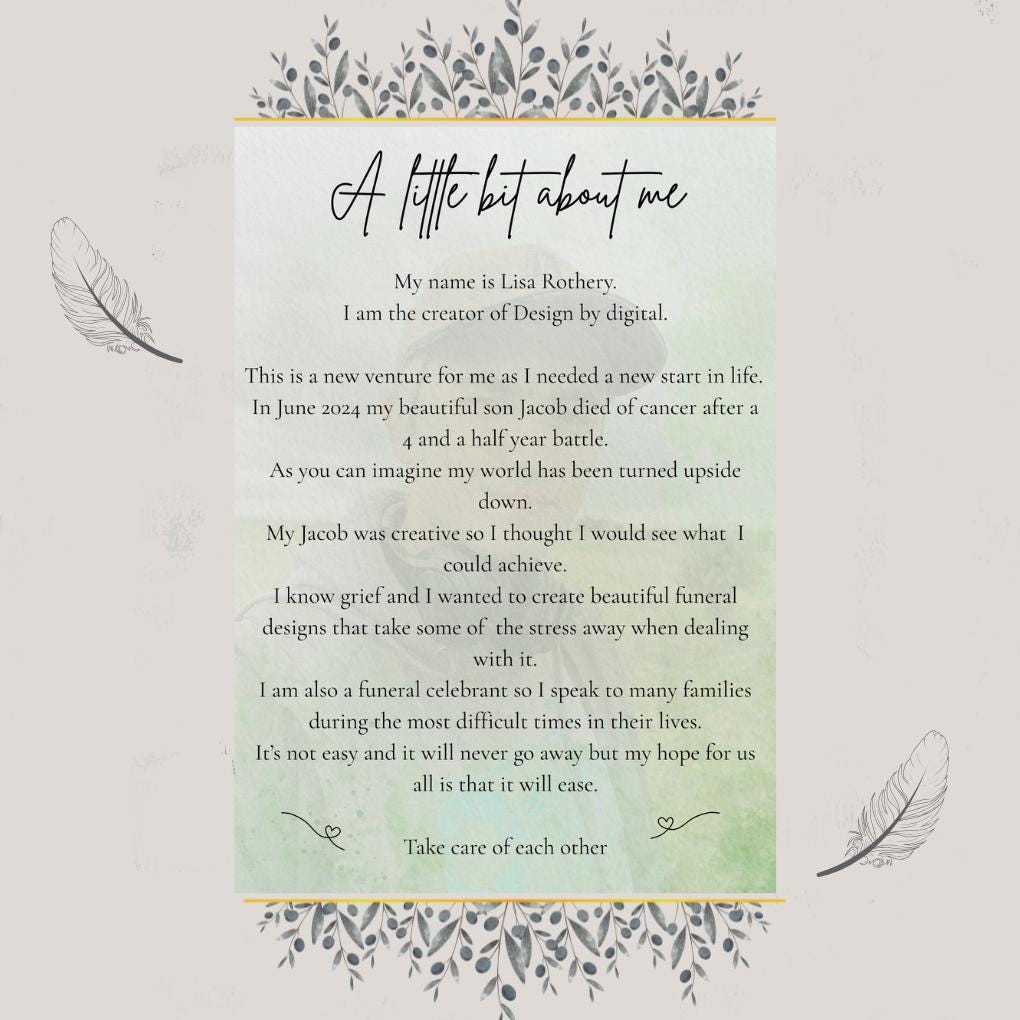 Funeral Bundle Editable Template Celebration of Life Memorial Pack ...