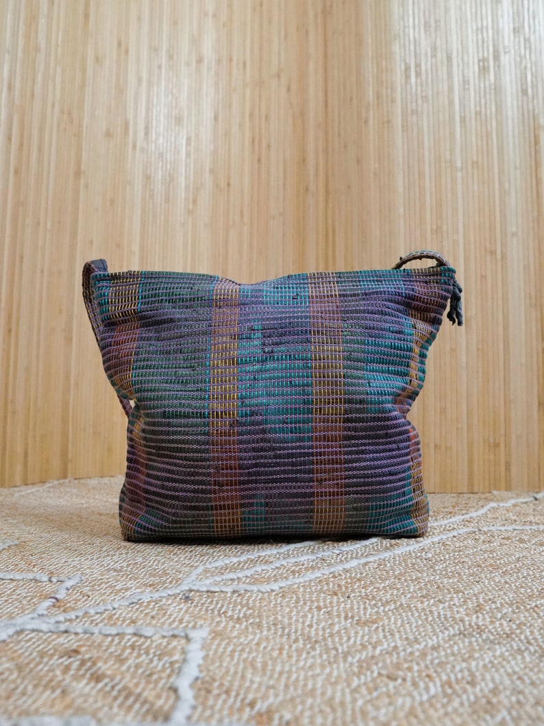 Vintage 70's Hand Dyed Narda's Original Irate Creations Hand Woven Tote ...