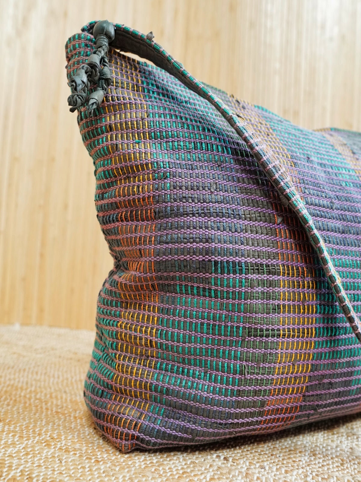 Vintage 70's Hand Dyed Narda's Original Irate Creations Hand Woven Tote ...