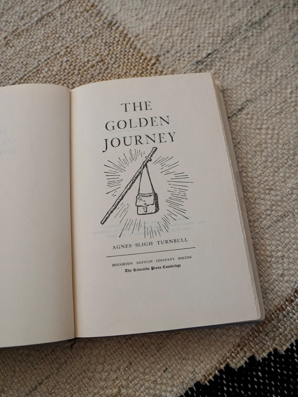 Vintage 1955 the Golden Journey Hardcover Agnes Sligh Turnbull Book - Etsy