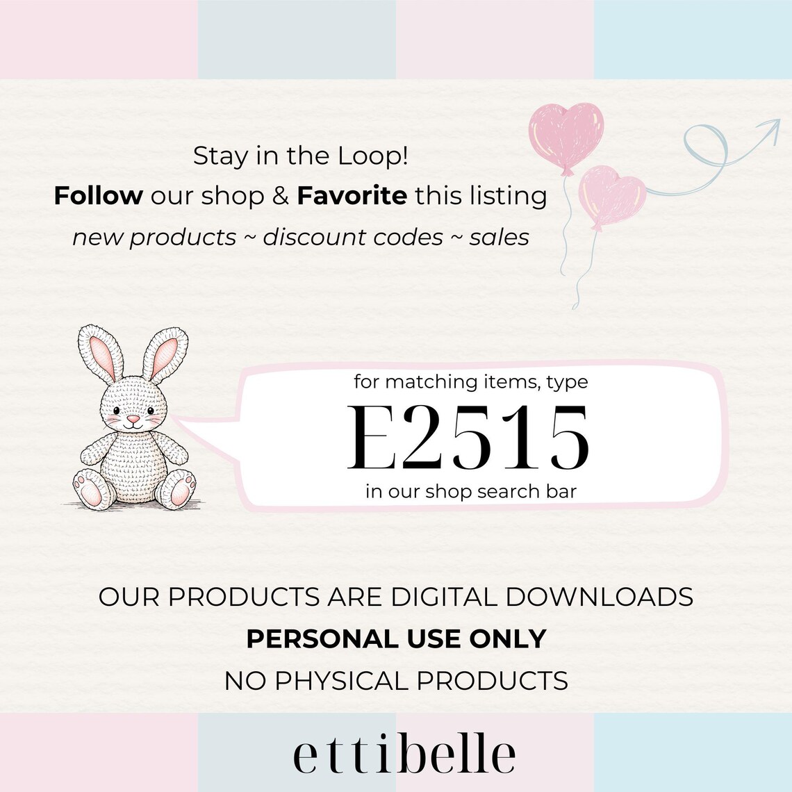 Bunny Gender Reveal Welcome Sign: Rabbits & Balloons Decor (digital ...