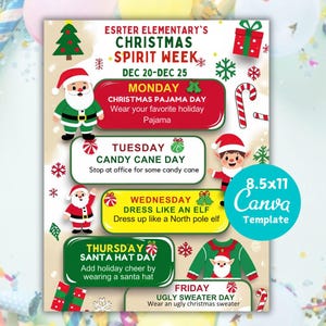 Grinch Christmas Spirit Week - Etsy