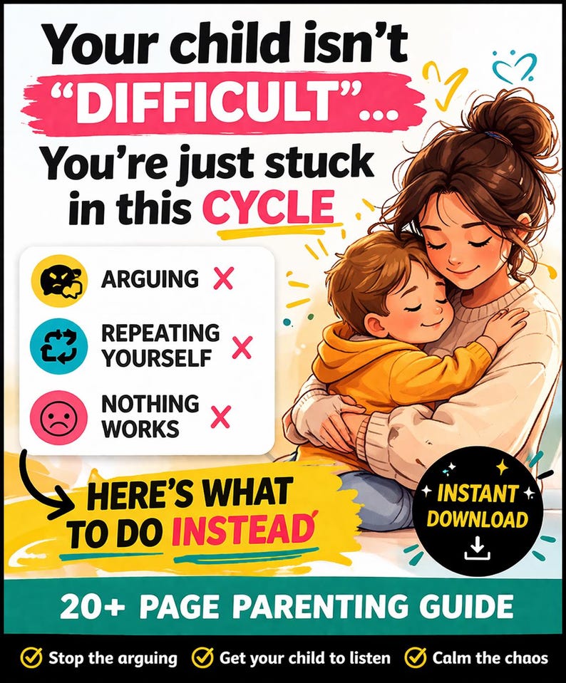 Stop Power Struggles, Get Child to Listen Parenting Guide PDF (20+ Page ...
