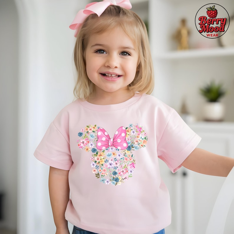 Disney Minnie Mouse Icon Spring Flowers Shirt, Epcot Flower and Garden ...