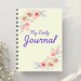 My Daily Journal | Floral Printable Journal | Daily Gratitude & Wins ...