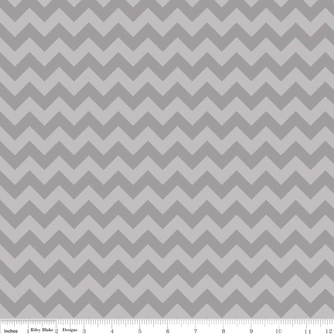 Chevron Gray Small Chevron Tone on Tone for Riley Blake, 1/2 Yard - Etsy