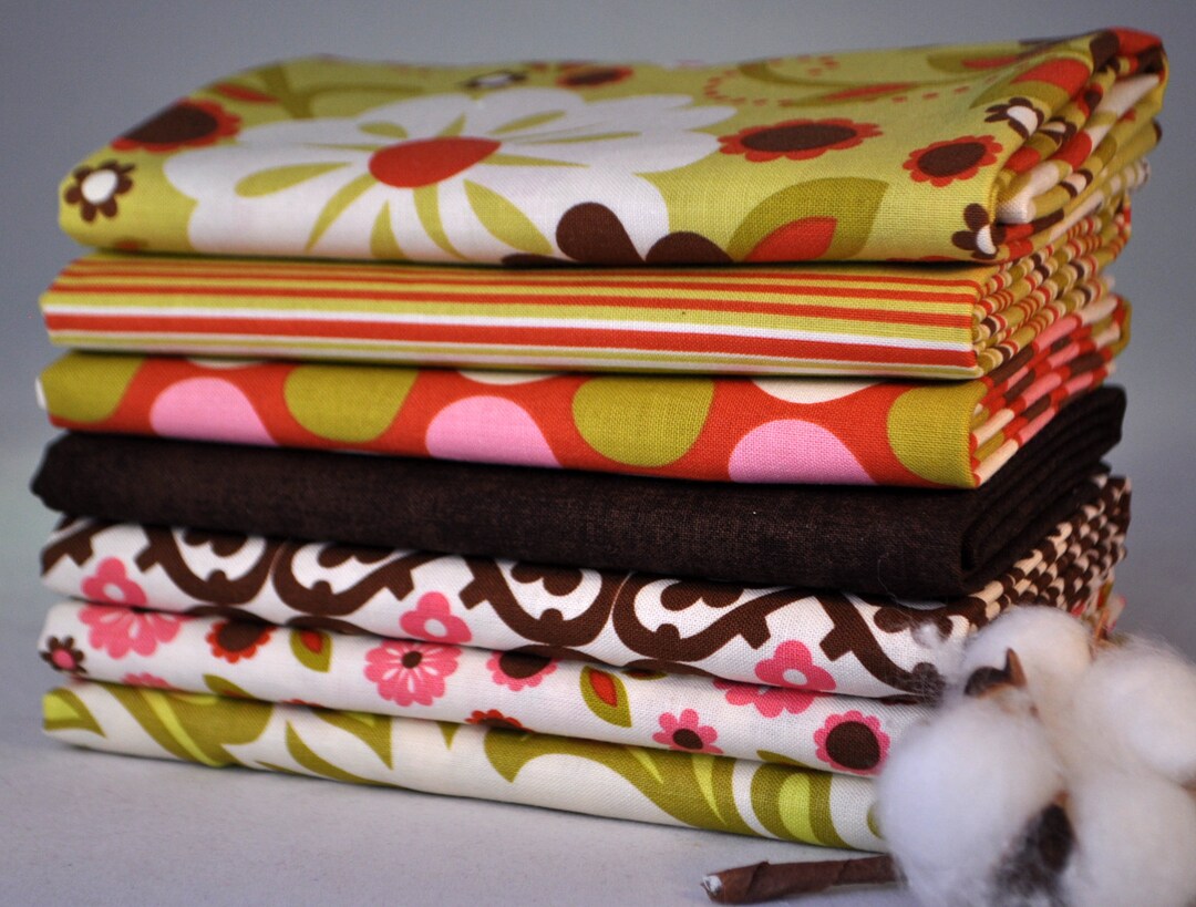 Indian Summer 7 Fat Quarters Bundle by Mixed Designers for Riley Blake ...