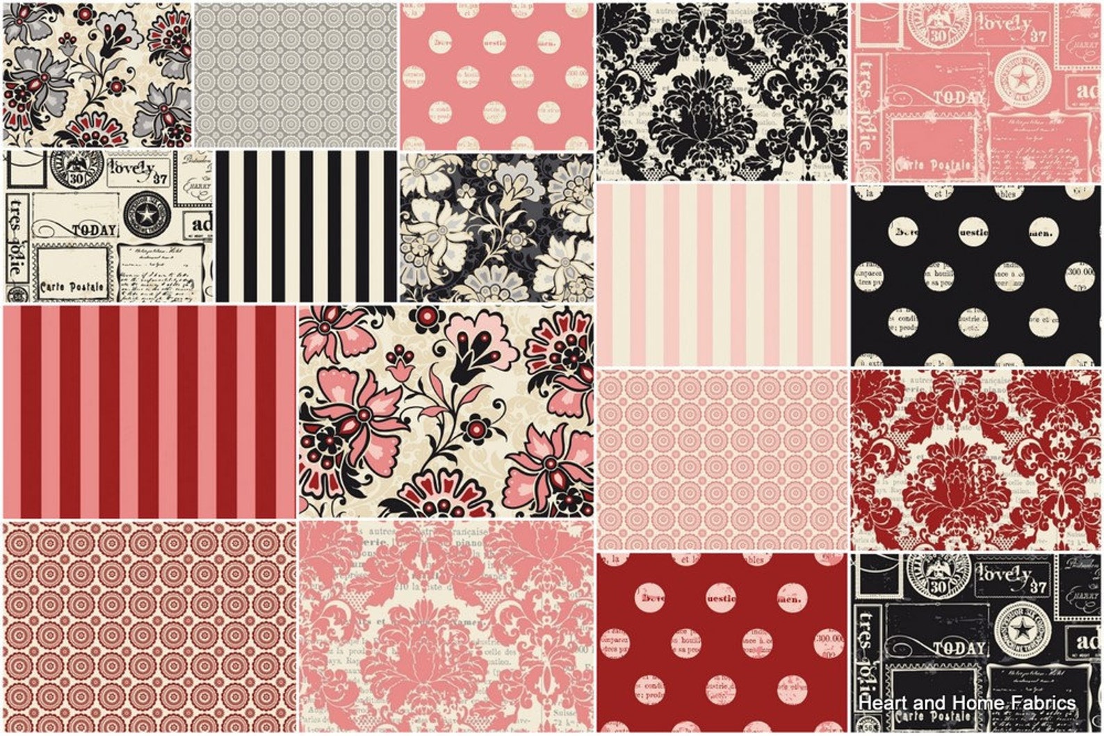 Lost & Found Pink Dot by Jen Allyson for Riley Blake 1/2 Yard | Etsy