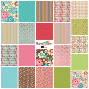 Happy Flappers Hideout Pink by Kelly Panacci for Riley Blake, 1/2 Yard ...