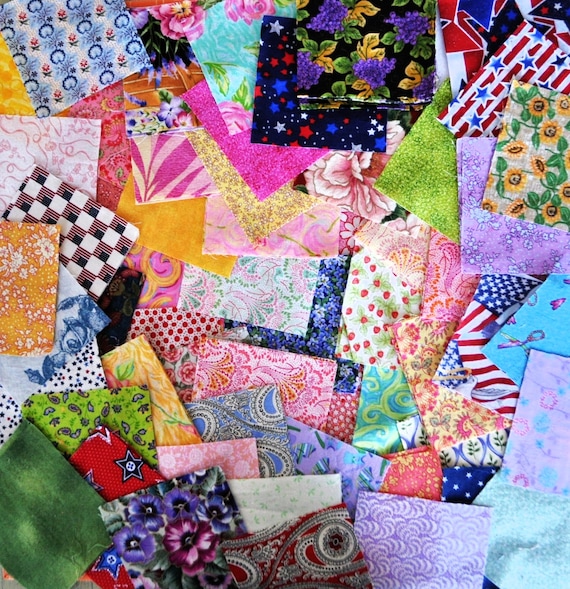 Jewelry & Beauty 50 pieces Assorted 4 Squares Charm Pack 100% cotton ...