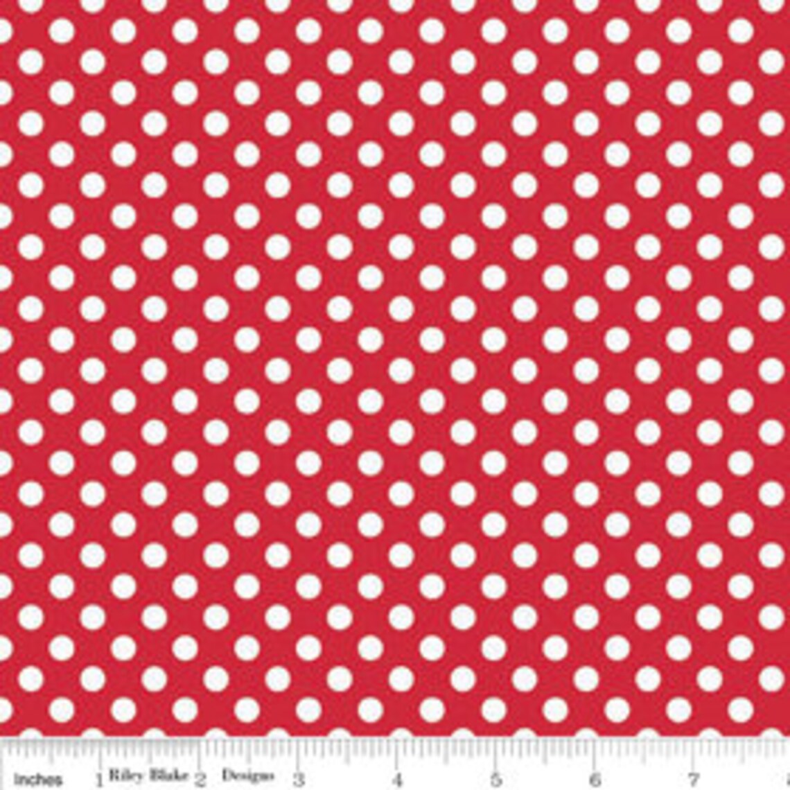 Dots Red Small by RBD Designers for Riley Blake, 1/2 Yard - Etsy