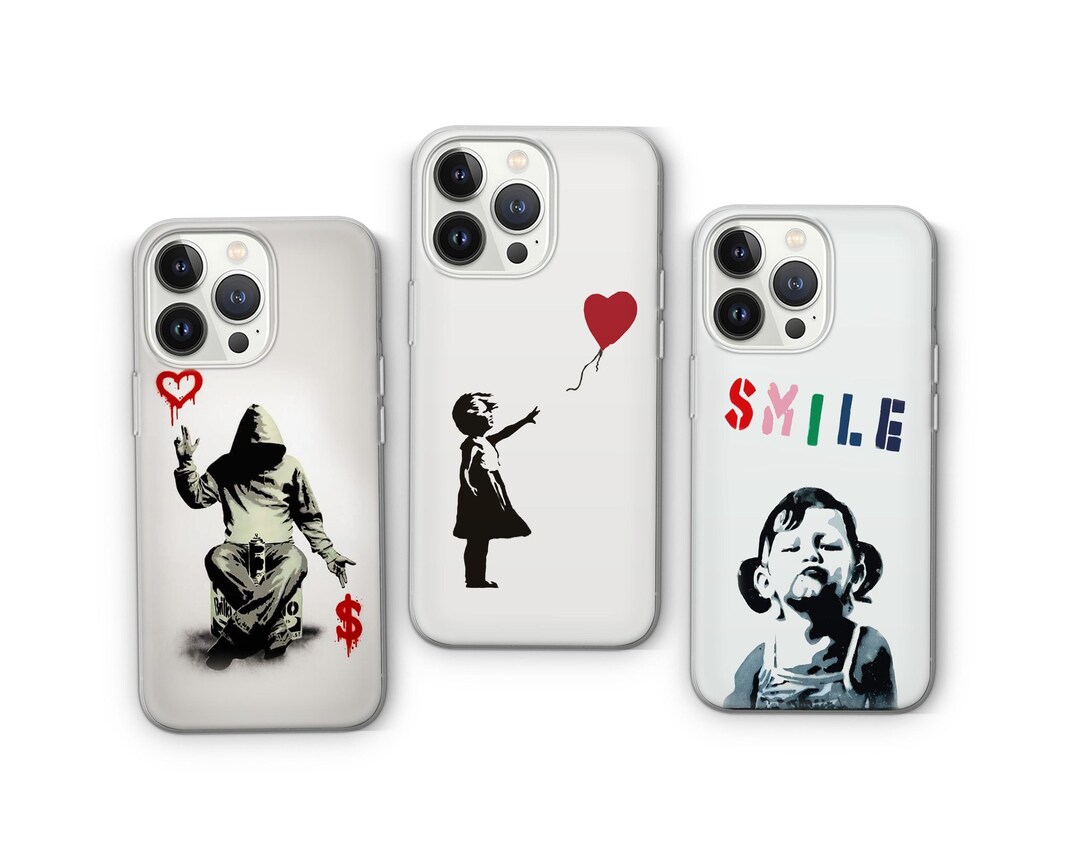 Banksy Phone Case – Street Art Design | for iPhone 17, Samsung & Pixel ...