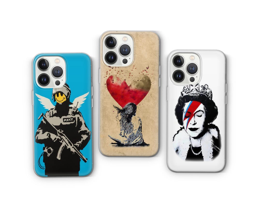 Banksy Phone Case – Street Art Design | for iPhone 17, Samsung & Pixel ...
