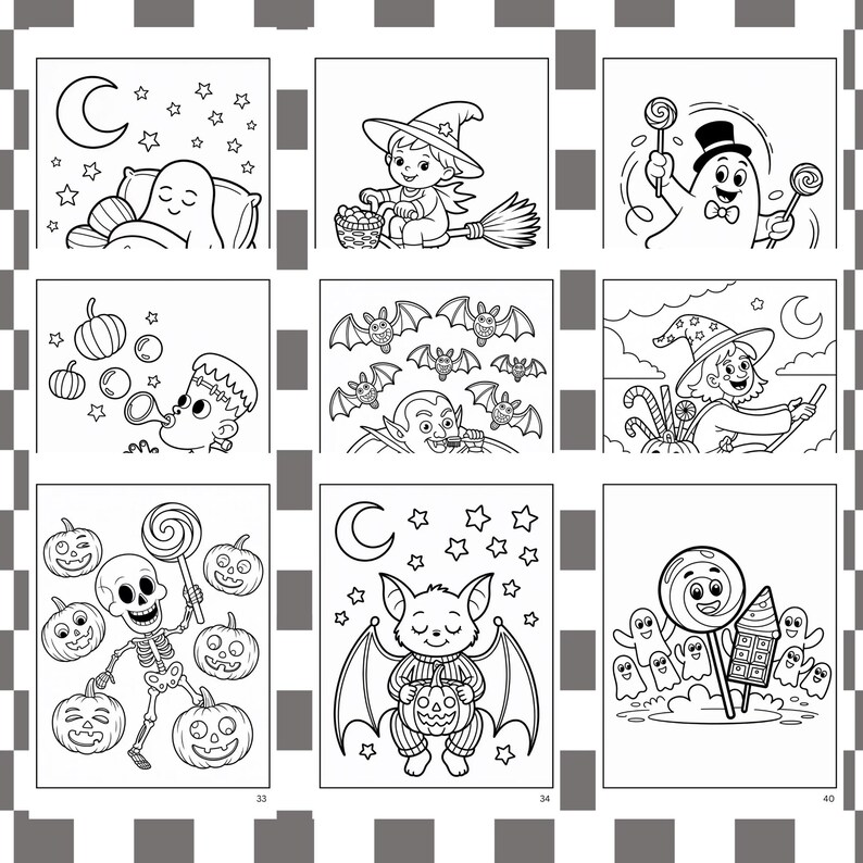 Halloween Coloring Pages | 116 Printable Sheets | Ghosts, Pumpkins ...