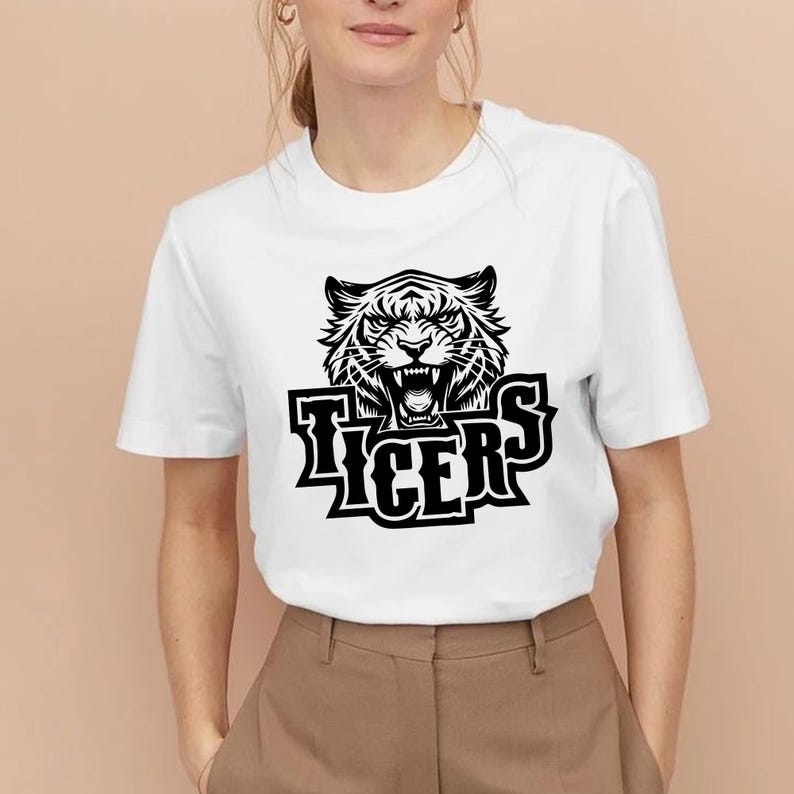 Tigers SVG Bundle: School Mascot Designs, Tiger Paw Svg, Tigers Cut ...