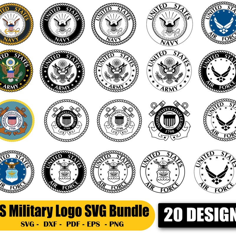 Military Branch Logo Png - Etsy