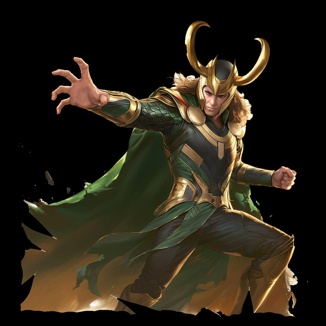 Realistic Cartoon Loki PNG Bundle | Sublimation, T-shirt Printing & DIY ...