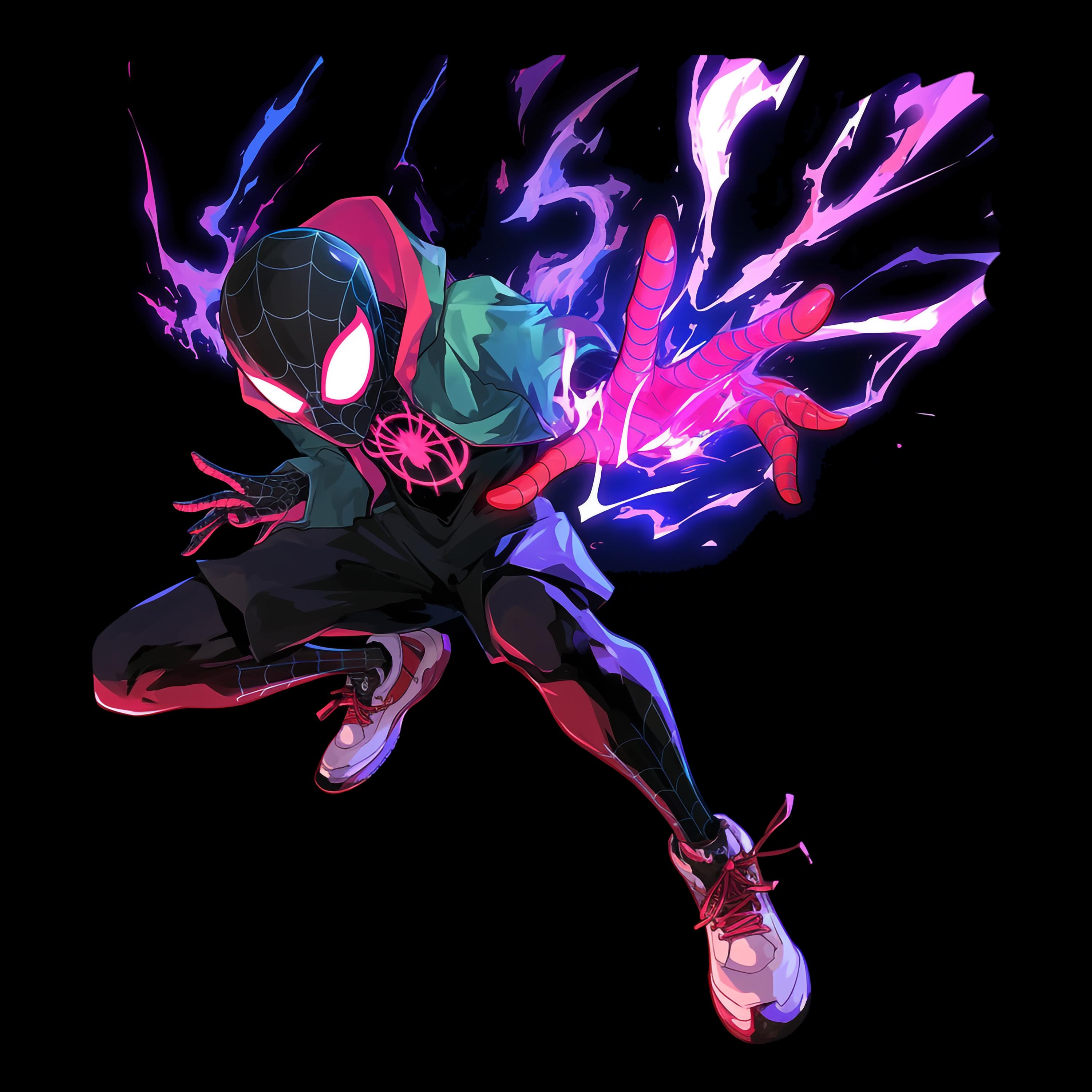 Realistic Cartoon Miles Morales PNG Bundle | Sublimation & DIY Crafts ...