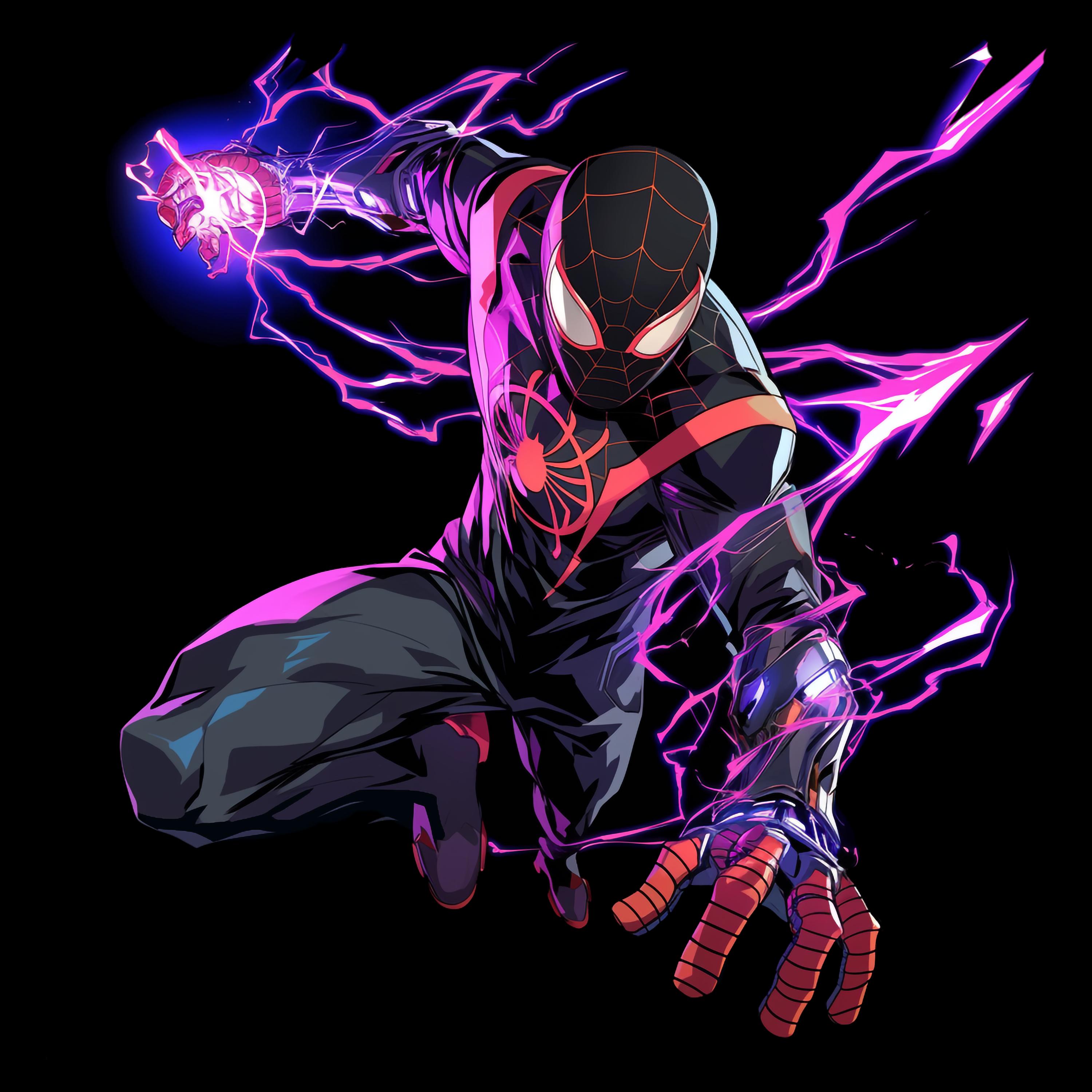 Realistic Cartoon Miles Morales PNG Bundle | Sublimation & DIY Crafts ...